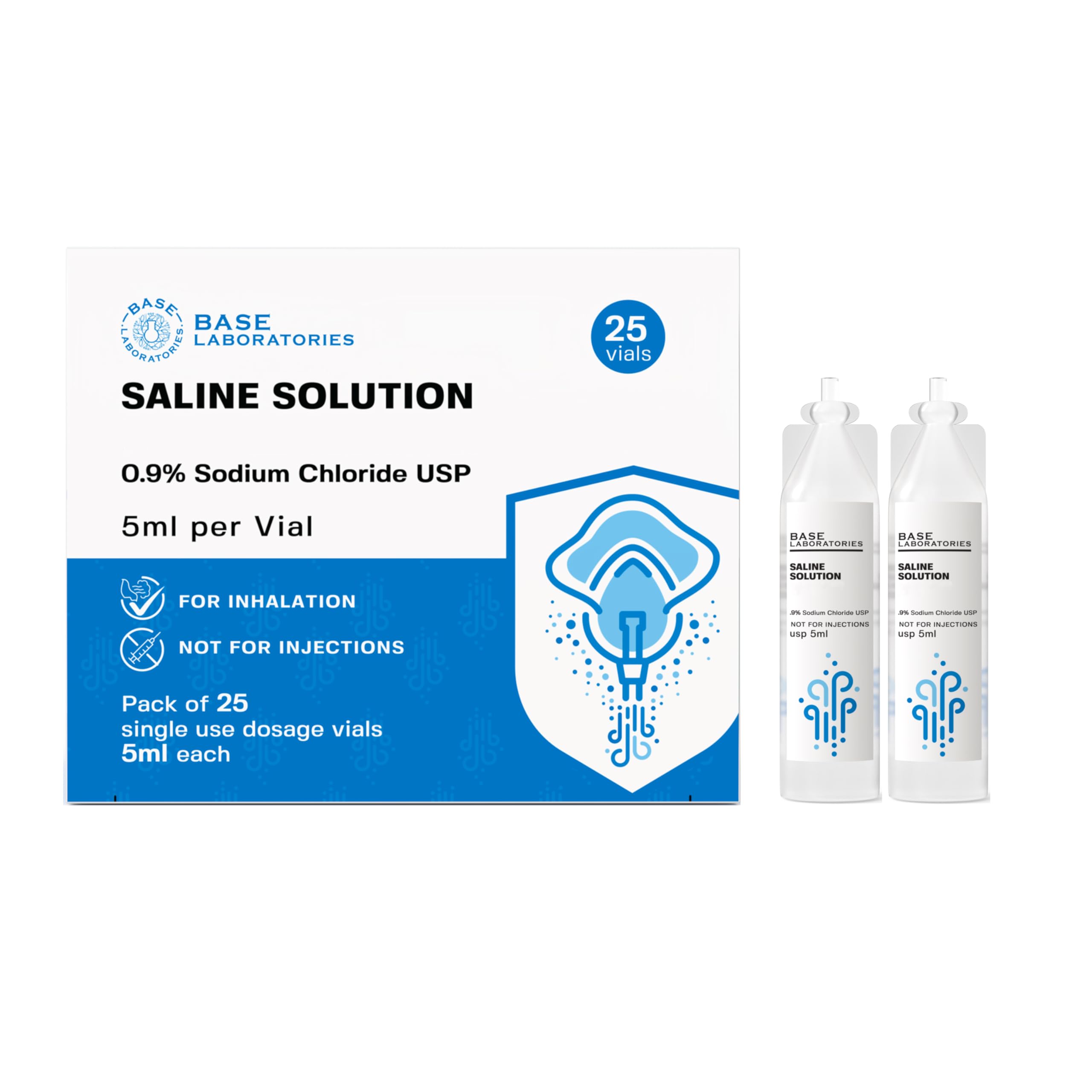 Mua BASE LABORATORIES 0.9% Saline Solution for Nebulizer Machine ...