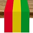 Amazon.com: Sunwer Reggae Table Runner One Love Black History Month ...