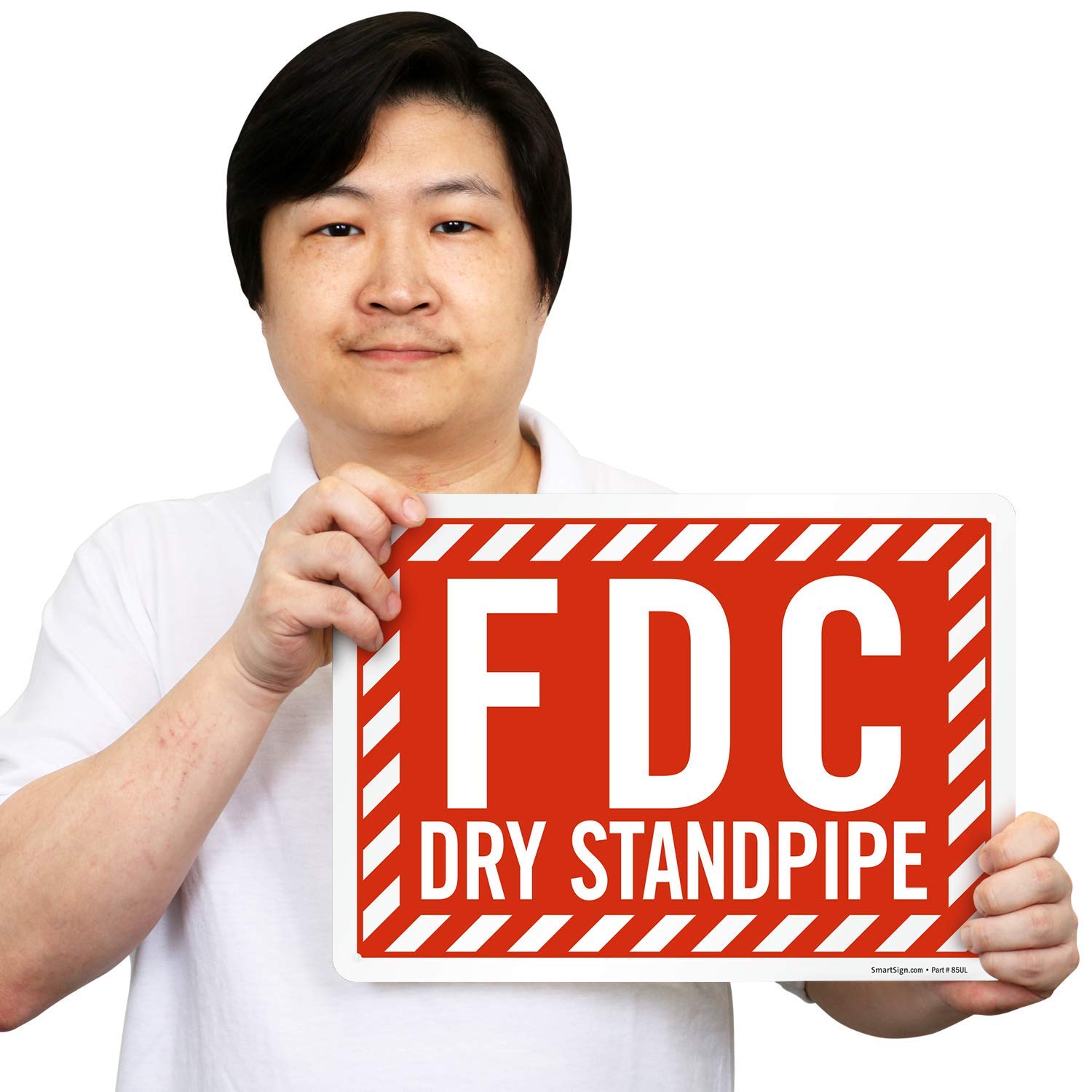 Mua "FDC - Dry Standpipe" Sign by SmartSign | 10" x 14" Plastic, Wall ...