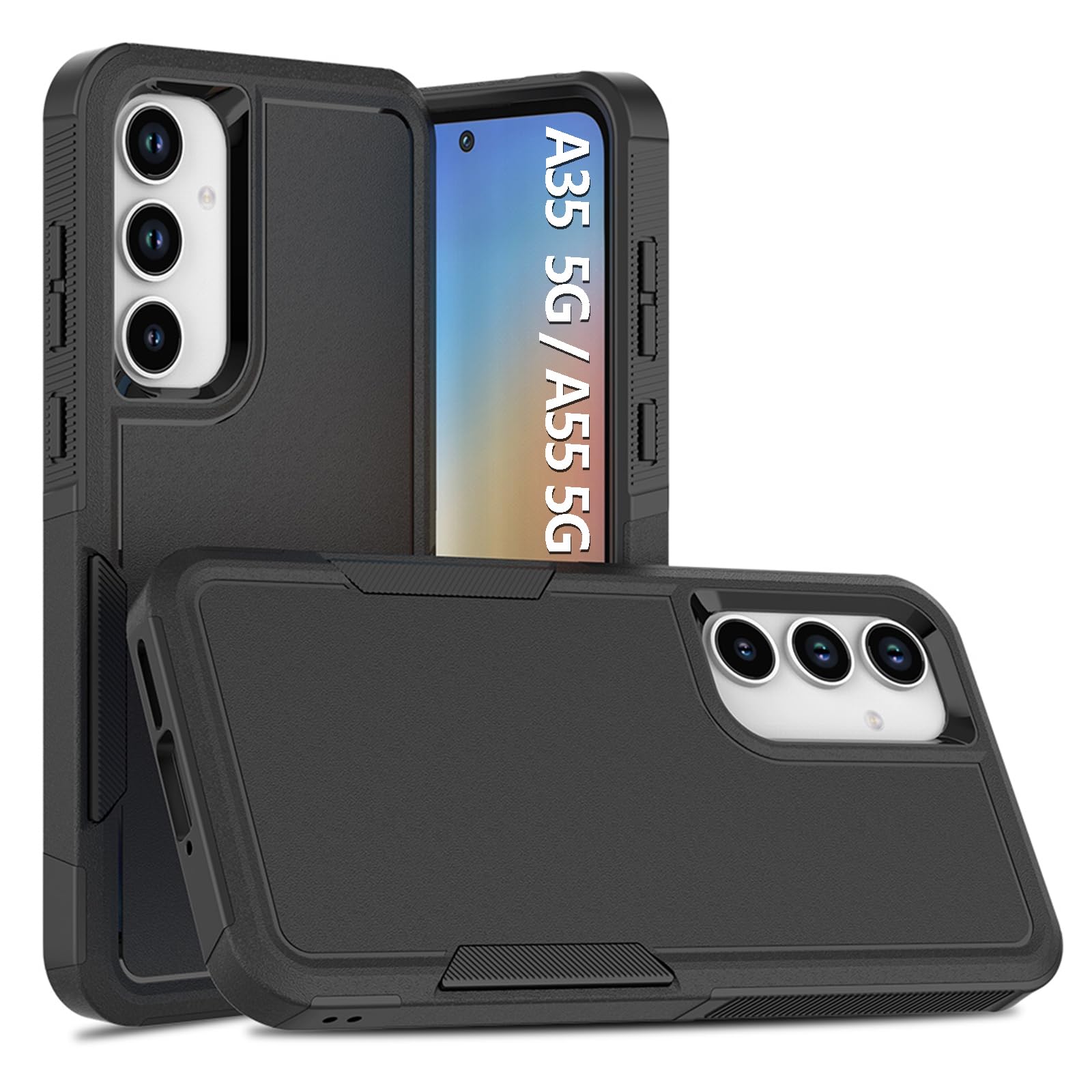 blanple Designed for Samsung Galaxy A35 / Galaxy A55 Case, Dual-Layer ...