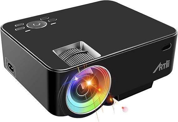 Video Projector, ARTLII Portable LED Projector HD 1080P: Amazon.co.uk ...