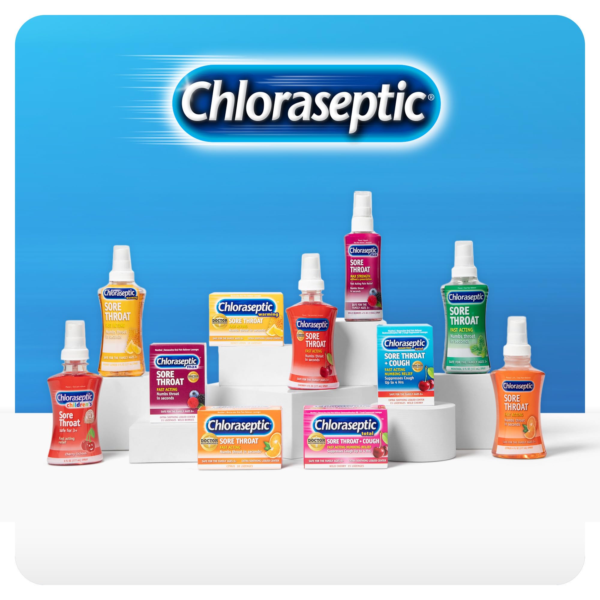 Mua Chloraseptic Max Strength Sore Throat Spray, Wild Berries Flavor, 4 ...