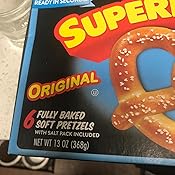 SuperPretzel, Soft Pretzels, 13 oz (Frozen): Amazon.com: Grocery ...