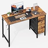 Amazon.com: Lufeiya 47 inch Computer Desk with 4 Drawers & Storage ...