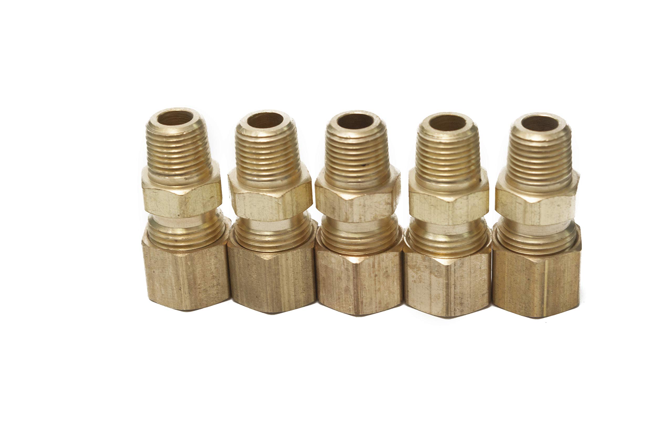Amazon.com: LTWFITTING Brass 5/16" OD x 1/4" Male NPT Compression ...