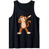 Amazon.com: Dabbing Monkey T-Shirt Funny Dab Gift T-Shirt : Clothing ...