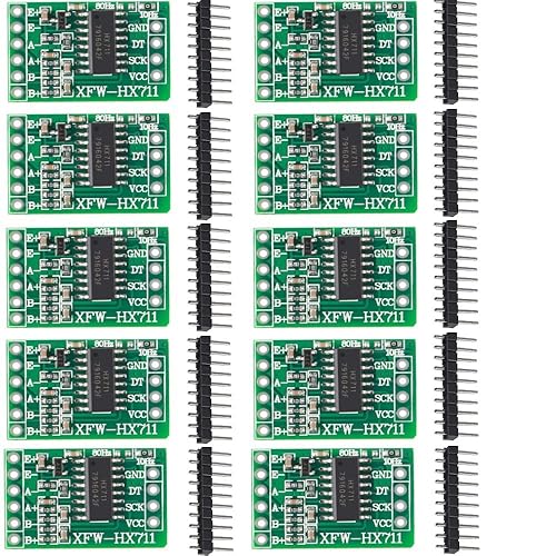 CenryKay HX711 Load Cell Amplifier Breakout Weight Weighing Sensors Ad Module Analog to Digital ...