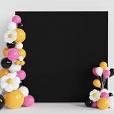 Amazon.com: PATYDEST Square Arch Stand Cover 6.6x6.6FT Black Wedding ...