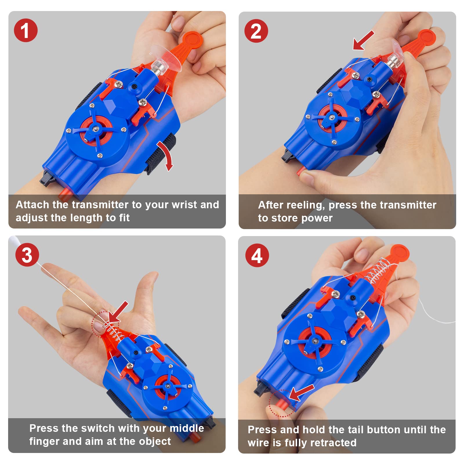 Mua Cobweb Launcher for Cosplay Shoots Real Cobwebs, Real Rope Launcher ...