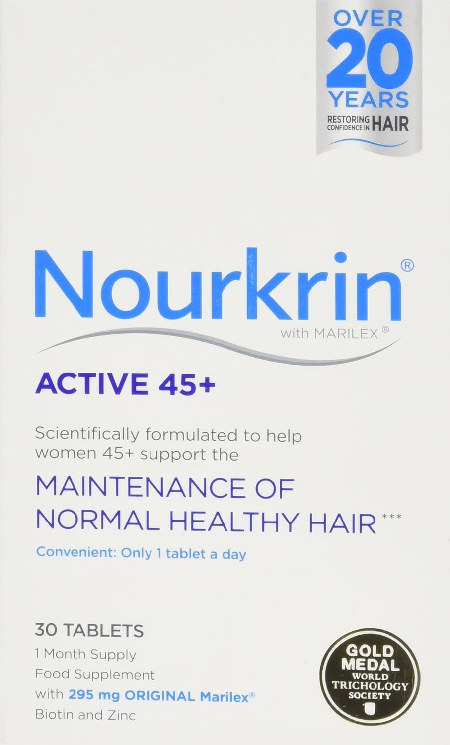 Nourkrin Active 45 + 30 Tablets (1 Month Supply) – BigaMart