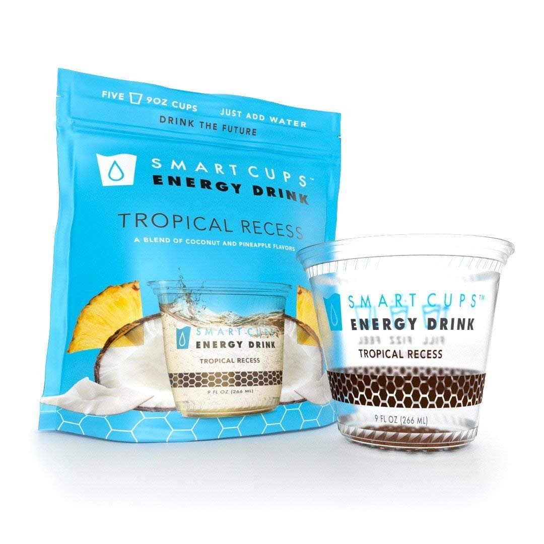 Amazon.com : Smart Cups Energy Drink 10 Pack (Pucker Up Brain Boost) : Grocery & Gourmet Food