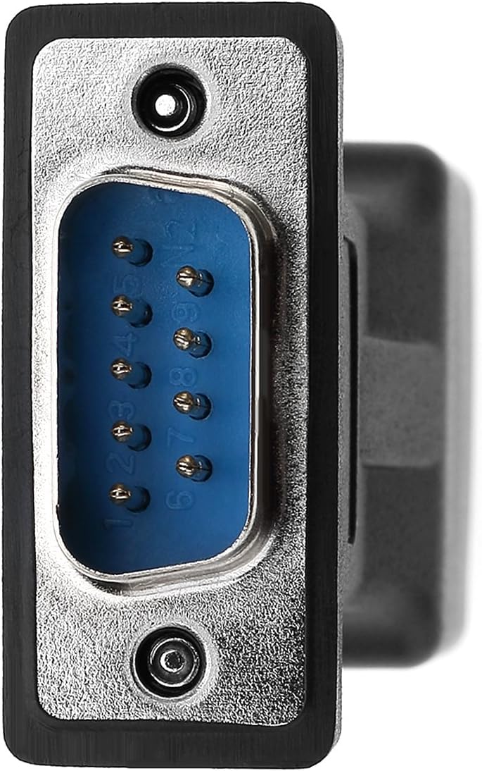 RJ45 to RS232 Adapter,COOSO DB9 9-Pin Serial Port Male to RJ45 Female ...