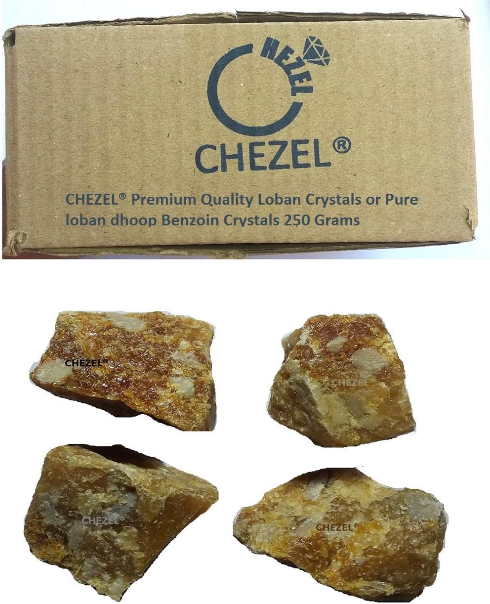 Buy CHEZEL Loban Crystals or Pure loban dhoop Benzoin Crystals 250 ...