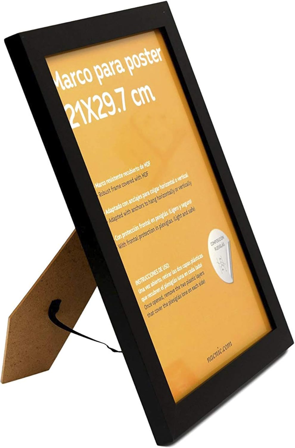 Nacnic Set of 4 Robust Classic photo frame to protect and display ...