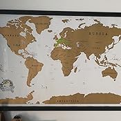 Luckies of London Weltkarte zum Rubbeln - Das Original Scratch Map ...