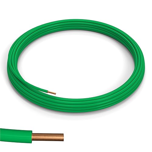 THE CIMPLE CO 10 FT - 10 AWG Solid Copper Wire - 10 Gauge Industrial ...