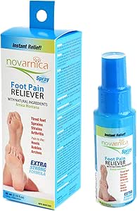Novarnica Foot pain reliever spray made of natural ingredients arnica ...