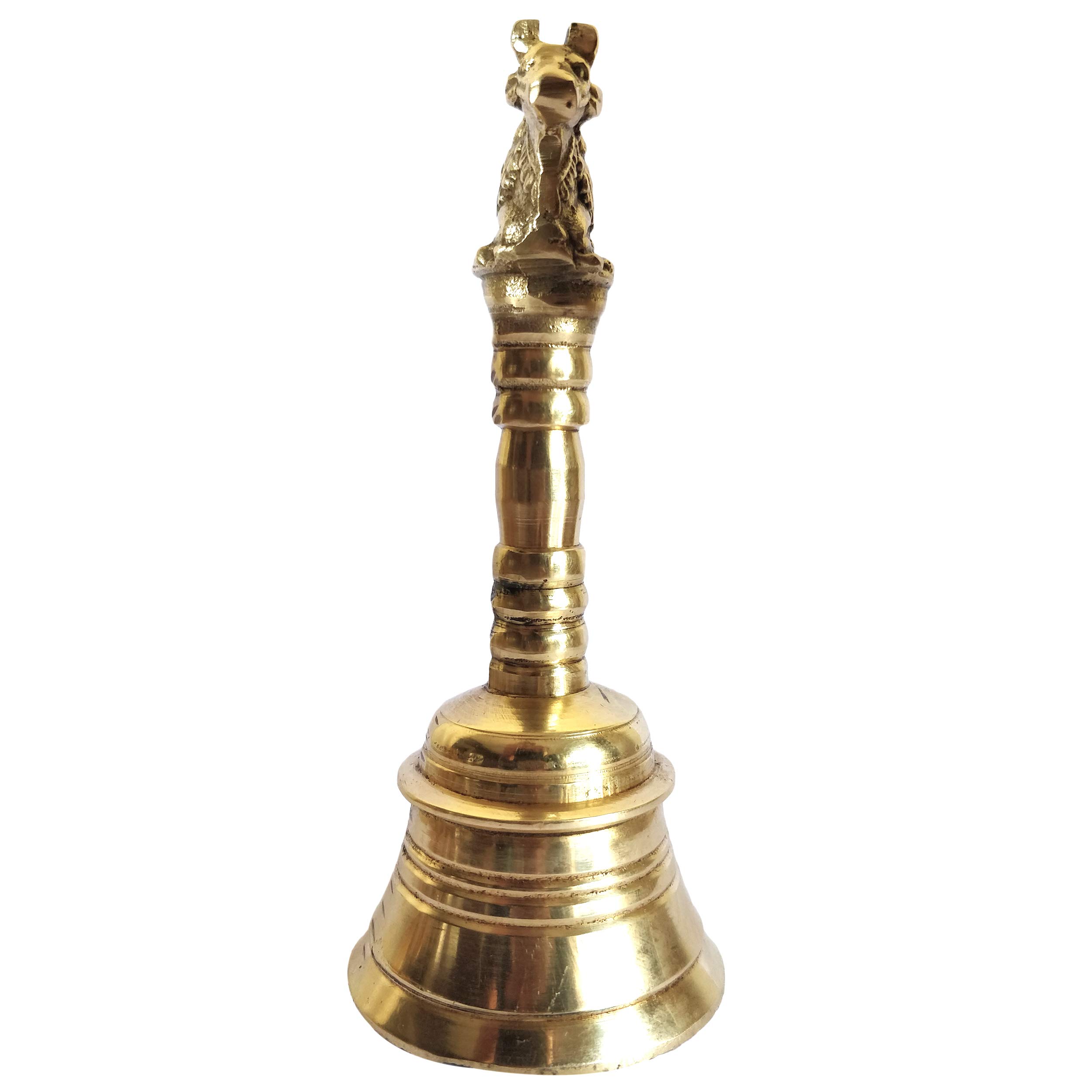 Mua GURU JEE? Brass Gannti Nandi Ghanti Small Hand Held Bell Musical ...