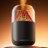 Amazon.com: Portable Mini Volcano Humidifier, 300ml Small Cool Mist ...