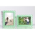 Amazon.com - GRAHAM DESIGN 2 Pack of 5 x 7 Green Acrylic Scalloped ...