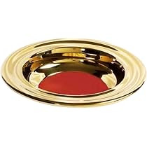 Alfoli Para Iglesia Cristiana Ofrenda Offering Plate-Silver-Blue Pad ...