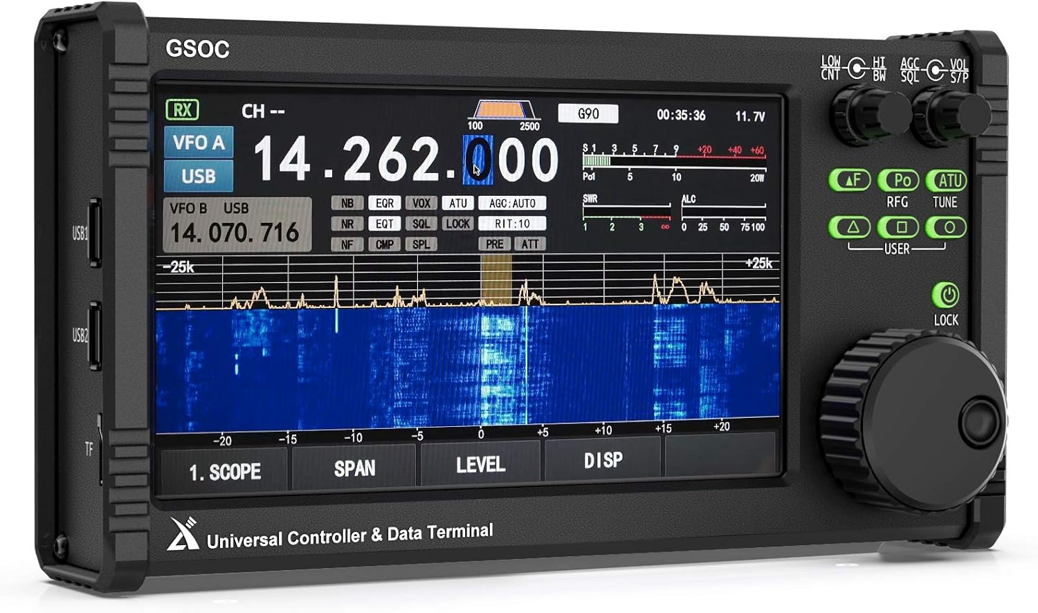 Amazon.com: Xiegu GSOC Remote Controller LCD Touch Screen for Xiegu G90 ...