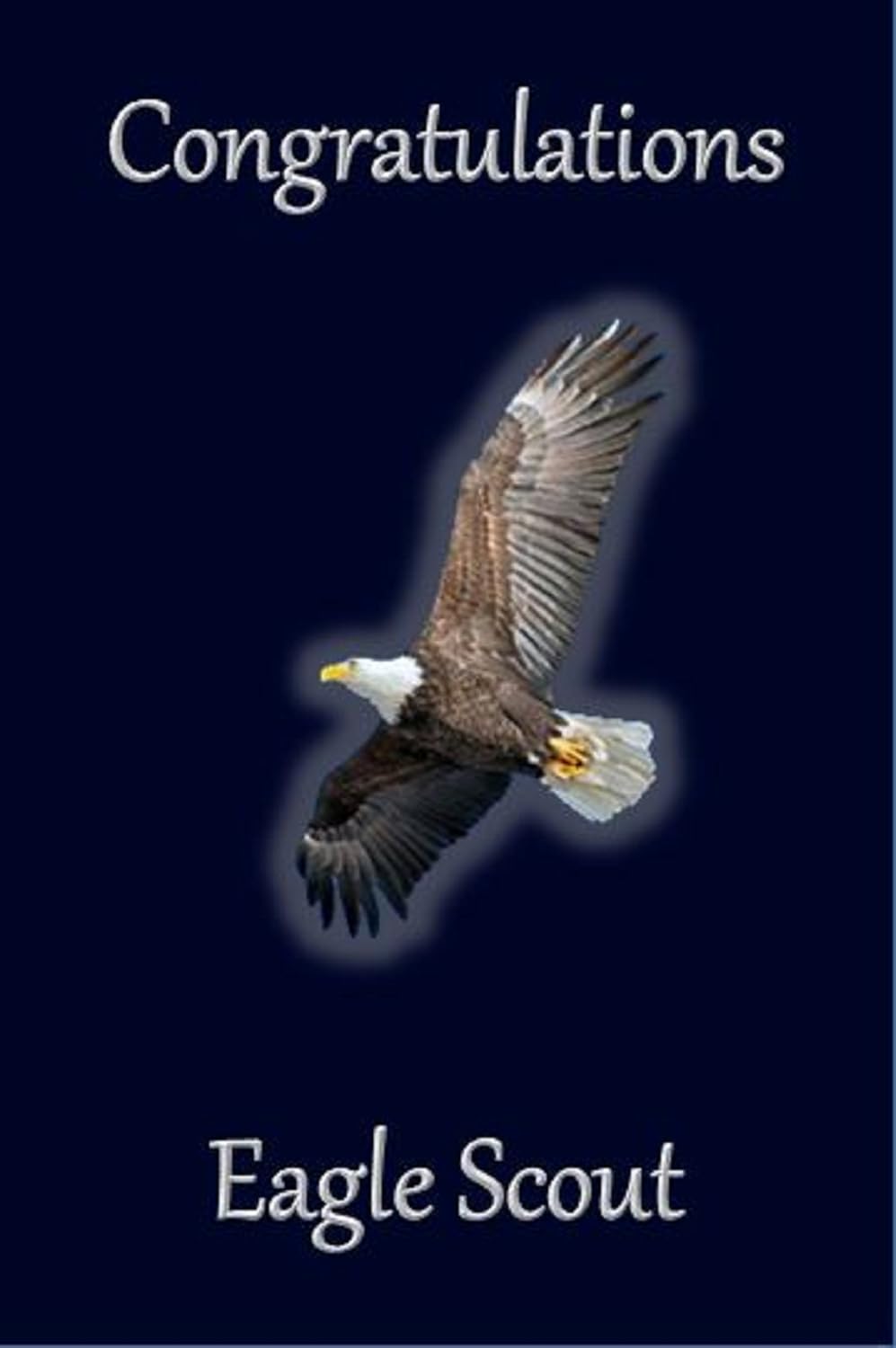 Amazon.com : Glowing Eagle Congratulations Card for Eagle Scouts ...