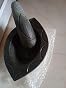 Buy Kushal Stone Walls Traditional Oval Solid Basalt Stone Mortar ...