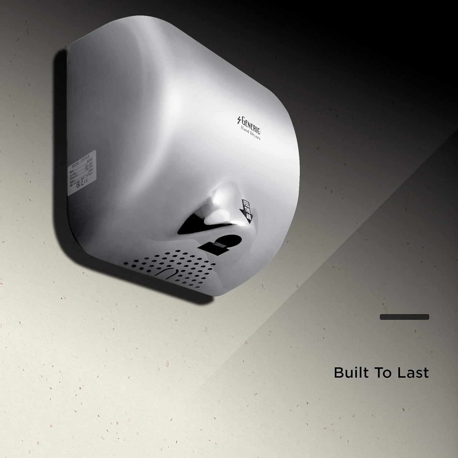 Bremmer Generic Turbo Hand Dryer | High Velocity Low Energy Eco ...