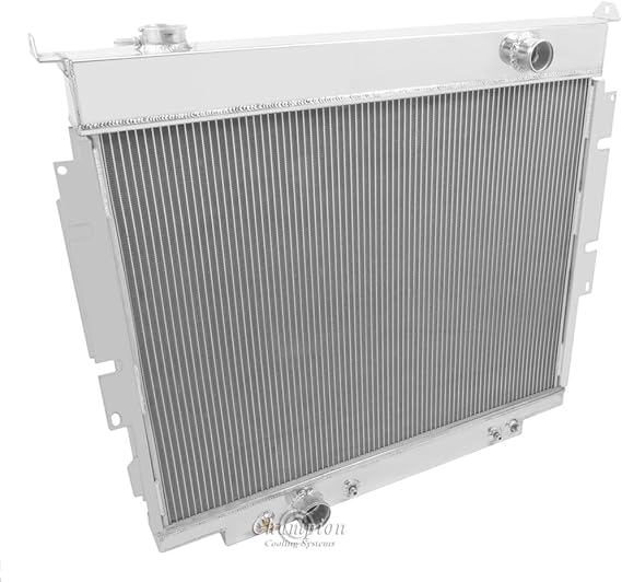 Amazon.com: All Aluminum 2 Row with 1" Tubes Radiator Replacement for ...