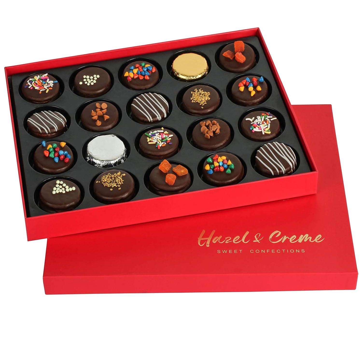 Hazel & Creme Chocolate Covered Cookie Gift - 20 Pcs - Anniversary ...