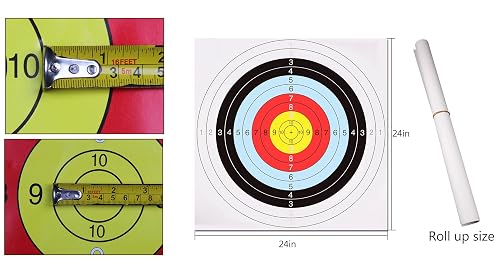 Archery Target Faces 10 x 60cm: Amazon.co.uk: Sports & Outdoors
