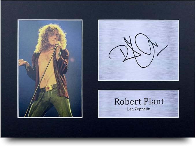 HWC Trading Robert Plant Signed A4 Printed Autograph Led Zeppelin Music ...