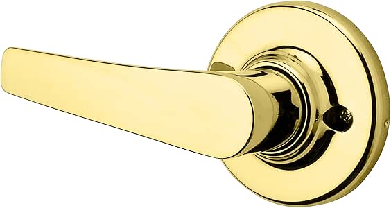 Kwikset Delta Half-Dummy Lever in Polished Brass - Door Levers - Amazon.com