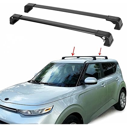 OMAC Roof Rack Cross Bar Set Fits Kia Soul X-Line 2020-2021 Lockable ...