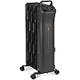 Amazon.com: Amazon Basics Oil Heater, Portable Radiator Heater, Radiant ...