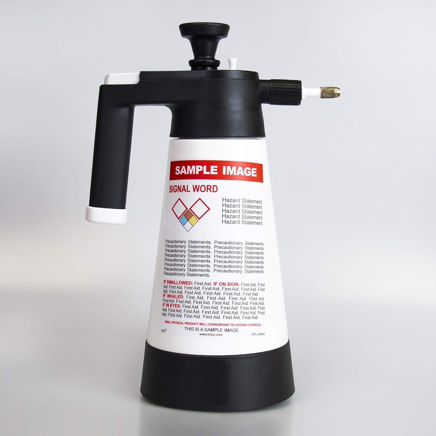 Bleach Sodium Hypochlorite Pre-Labeled GHS Kwazar Pump Spray Bottles 1 ...