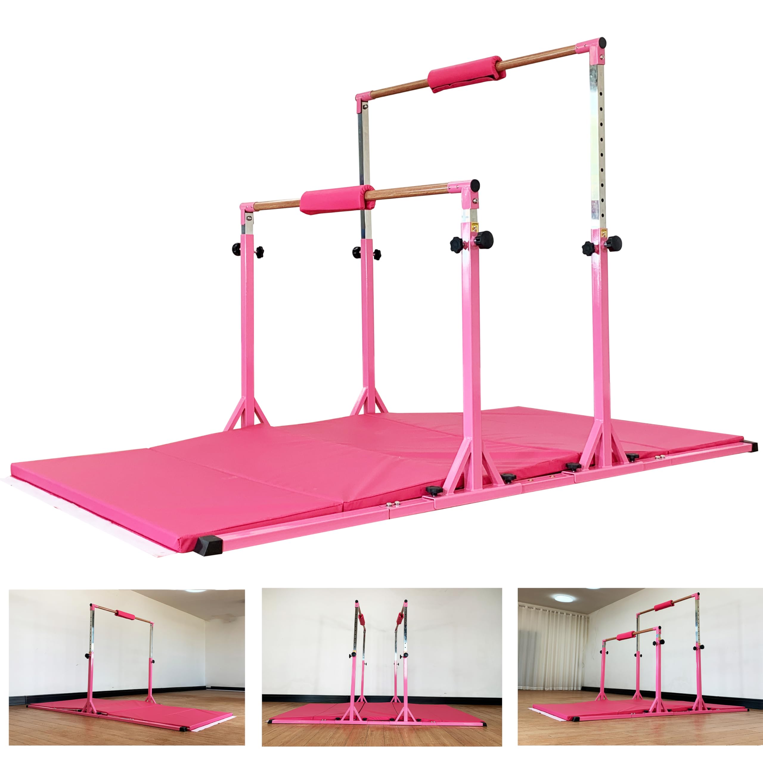 MARFULA Gymnastics Double Horizontal Bars 3Play Gymnastic Parallel Bars ...