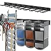 TORACK Tool Storage Rack, Heavy Duty Steel Garage Wall Mount Garden ...