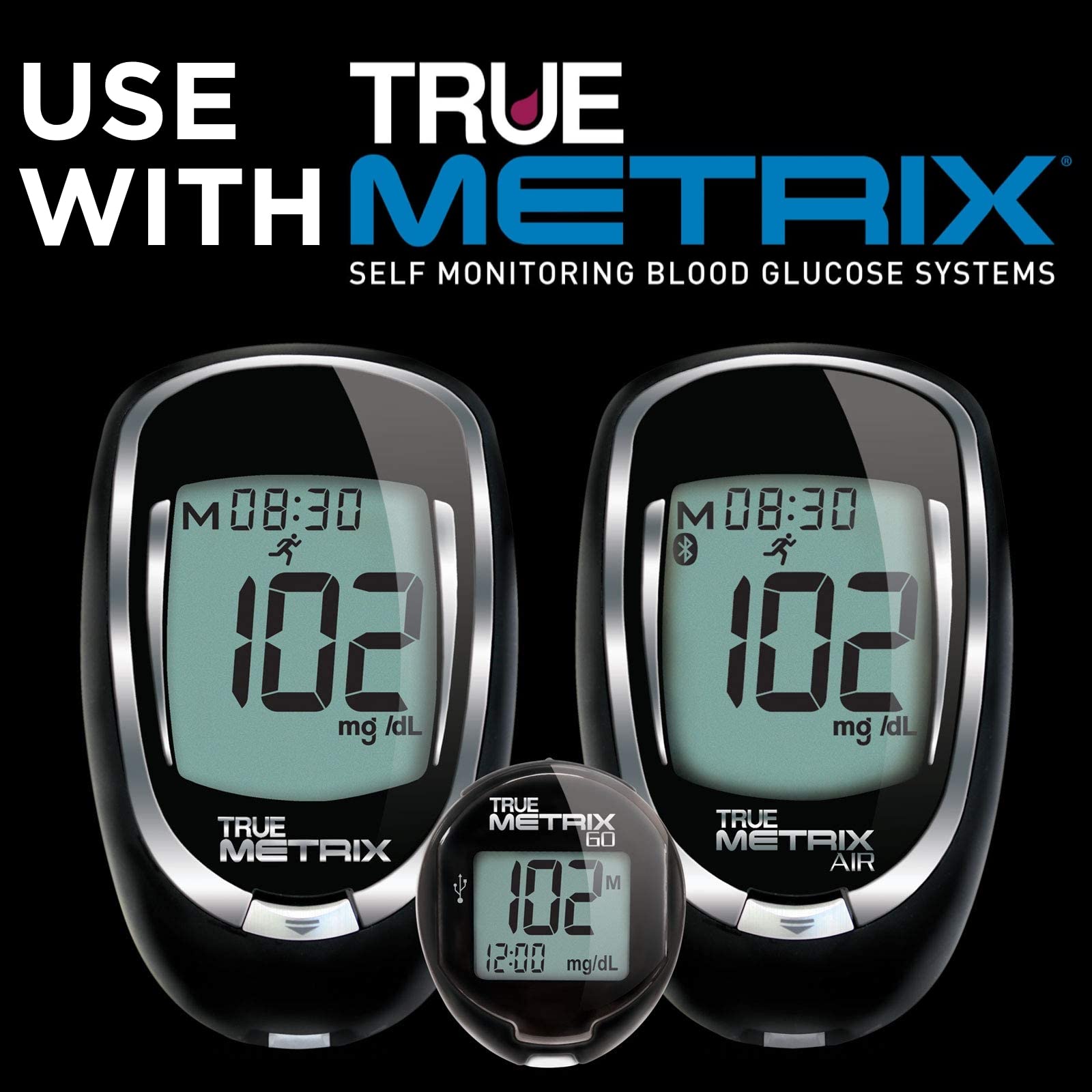 Mua LEADER True Metrix Blood Glucose Test Strips for Diabetes, Tiny ...