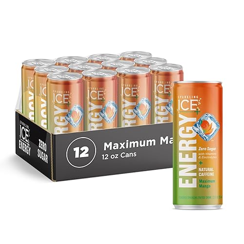 Sparkling Ice Energy Maximum Mango 12Pk. Energy Drinks with Vitamins ...