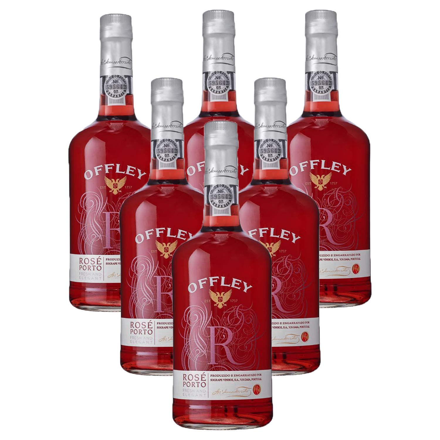 Port wine Offley Rosé - Fortified Wine- 6 Bottles Case: Amazon.co.uk ...