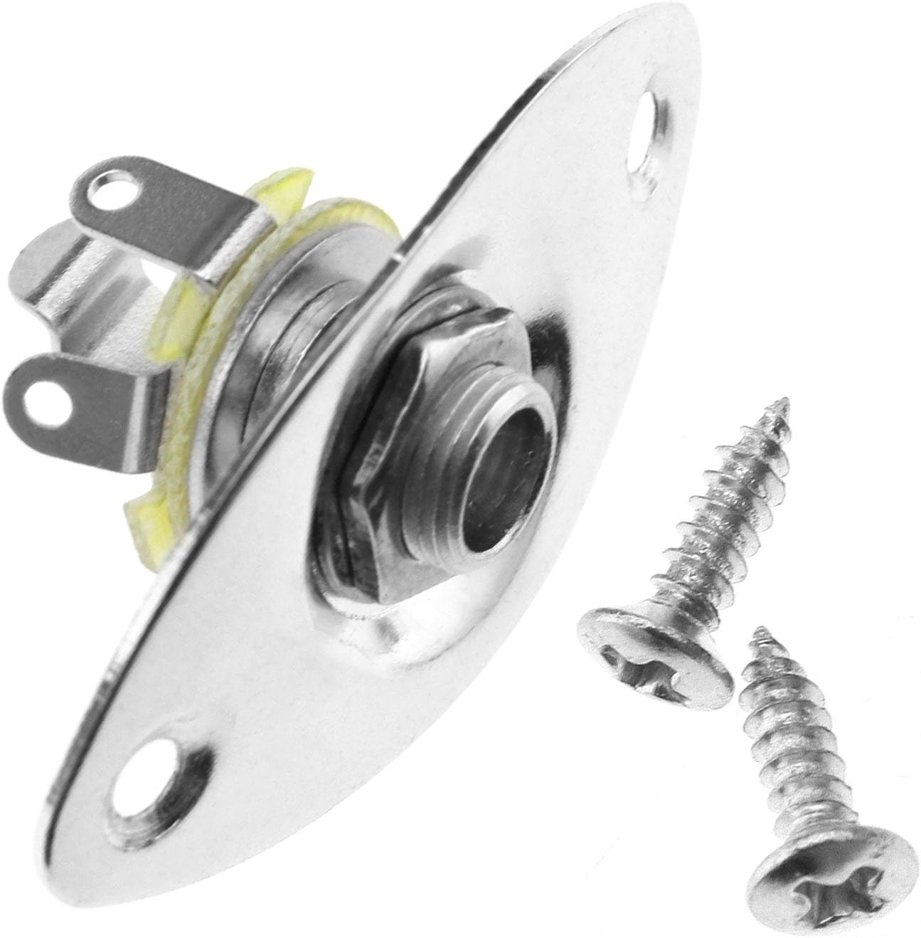 ENET Universal Oval Shape Output Jack Plate Socket W Screws For ...