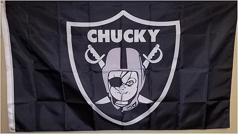 Amazon.com: Chucky 3'x5' Flag Raider Nation Raider Chucky, Jon Gruden ...