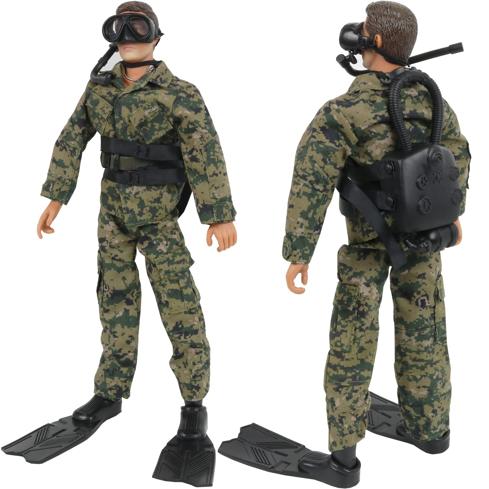 Mua Click N' Play 12" Military Special Ops Action Figures - Navy Swat ...