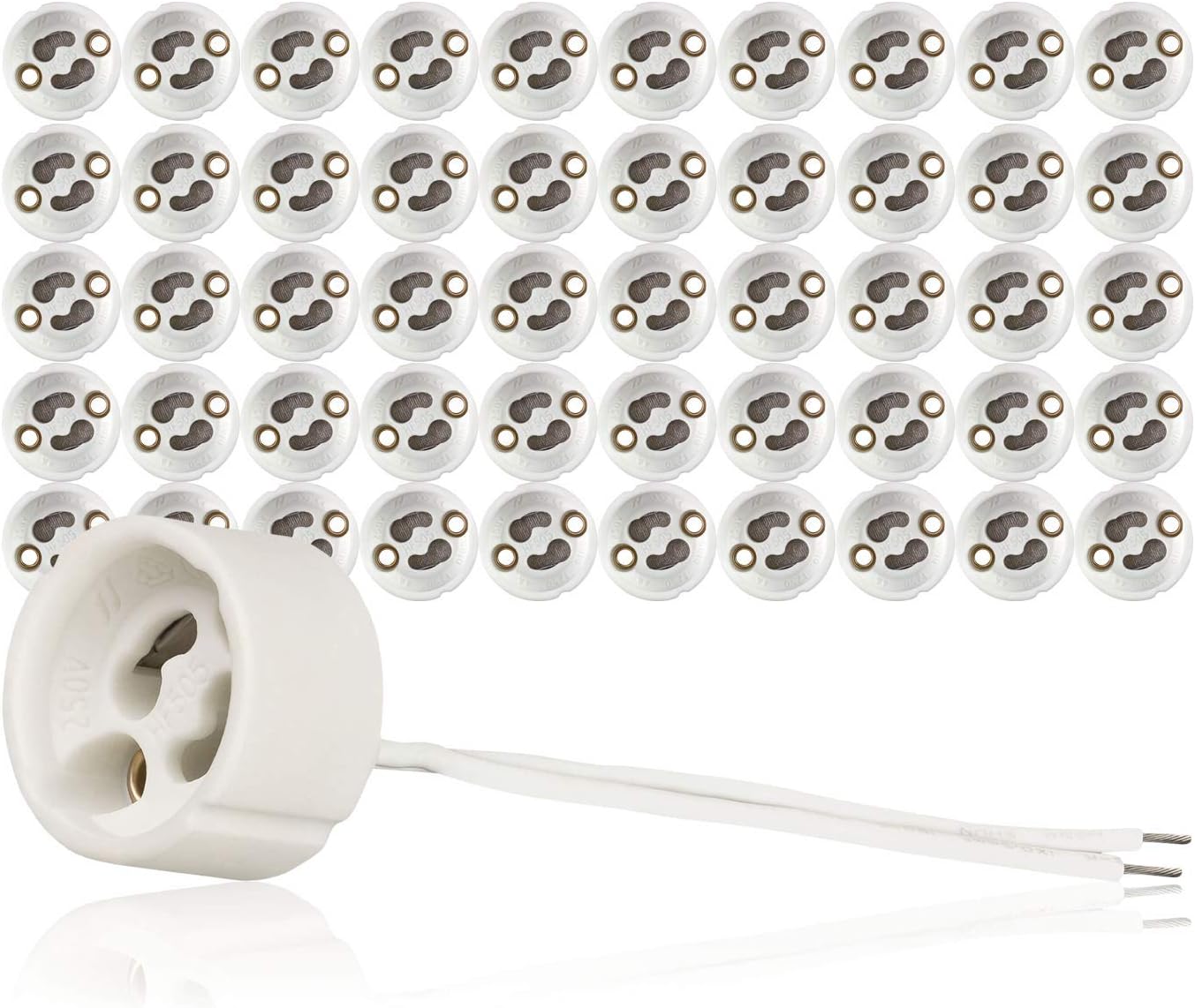 GU10 Fassung Standard Sockel für Halogen und LED, Sockel, VDE, RoHS ...