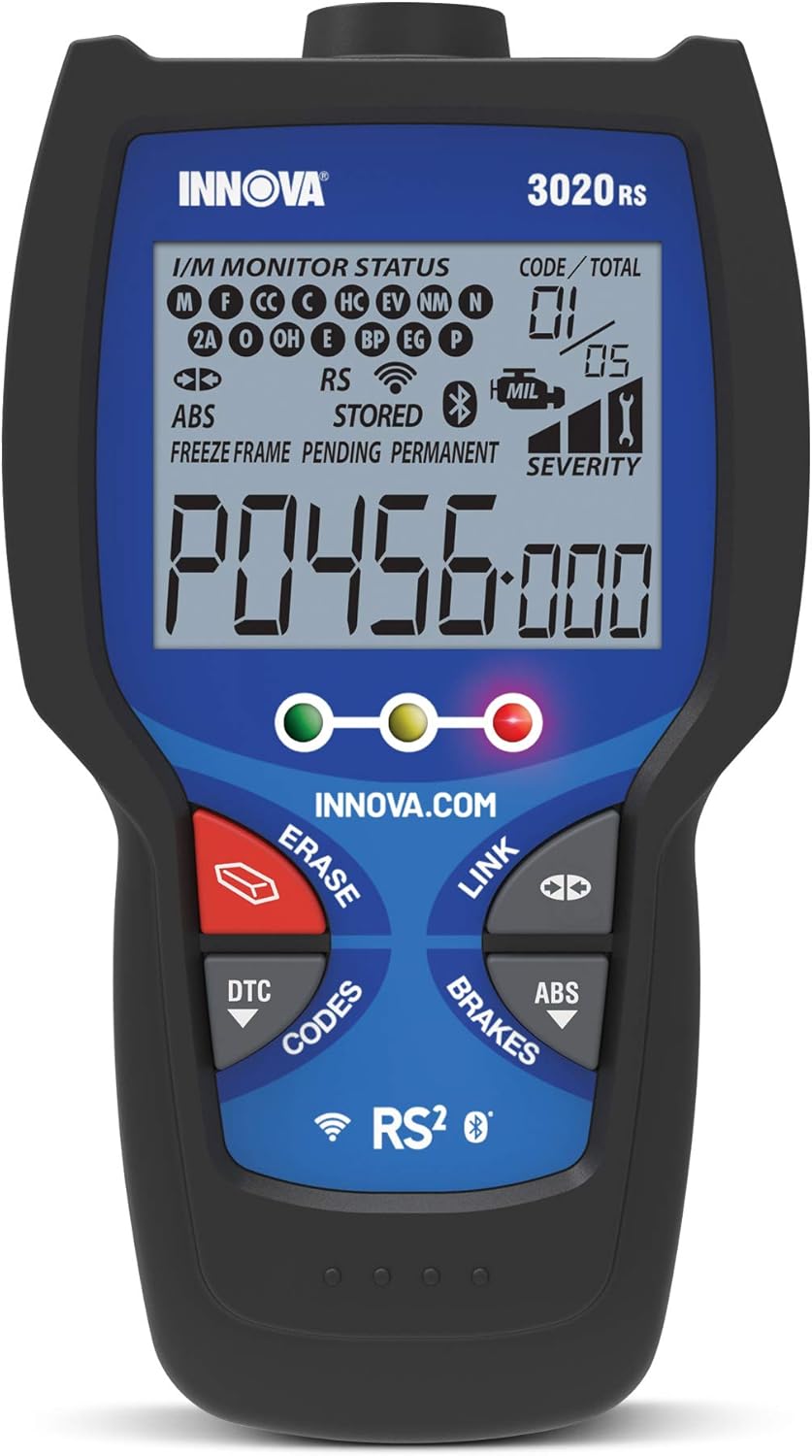 Innova 3020RS OBD2 Scanner/Car Code Reader with ABS and Emissions Check ...