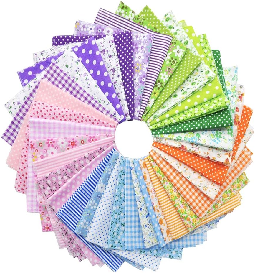 35 Stück 25 cm x 24 cm Stoffe zum Nähen, Baumwollstoff Meterware ...