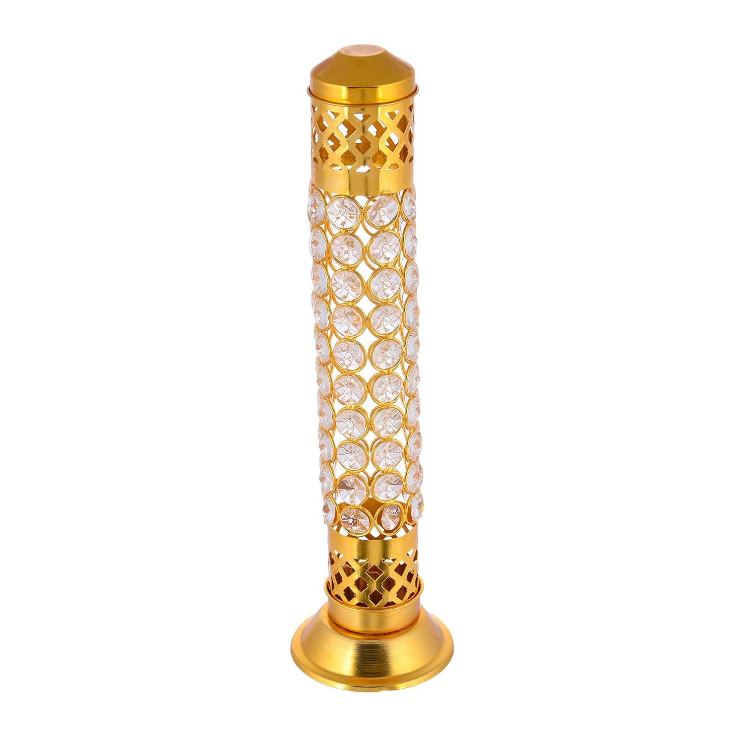 SHOPERIYA Handmade Antique Diamond Stone Work Dhoop Agar Batti Stand ...