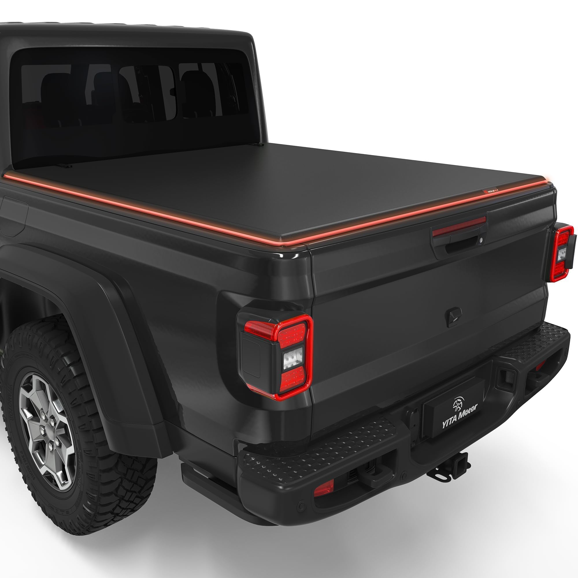 YITAMOTOR Soft Tri-fold Truck Bed Tonneau Cover Compatible with 2020 ...